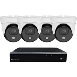 4K Ultra HD (UTP) - 4 Dome camera set (wireless) | Sitconsecurity.com